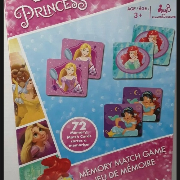 Disney | Toys | New In The Box Disney Princess Memory Match Game By ...